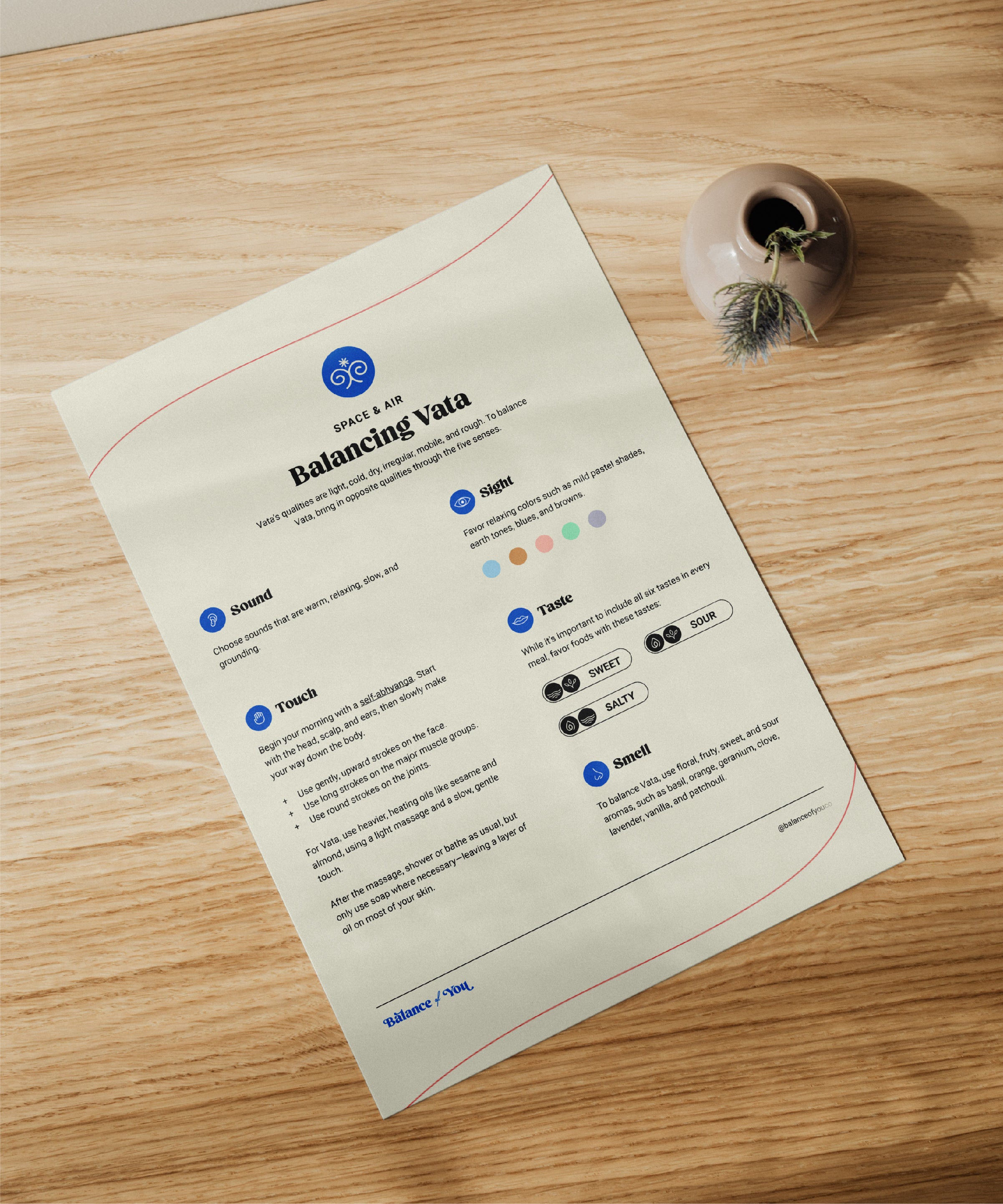 Balancing Vata Digital Download – Balance of You Co.