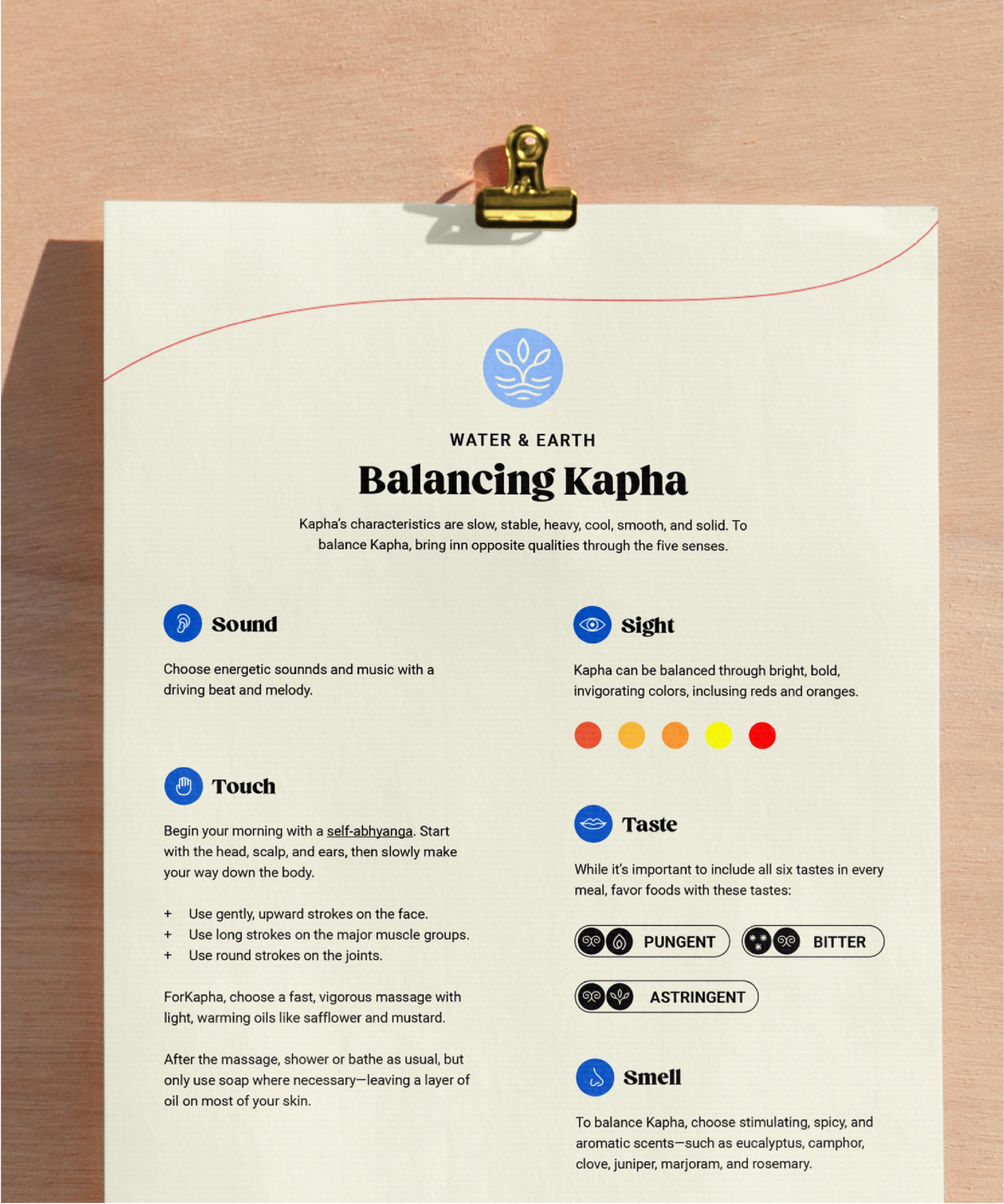 Balancing Kapha Digital Download – Balance of You Co.